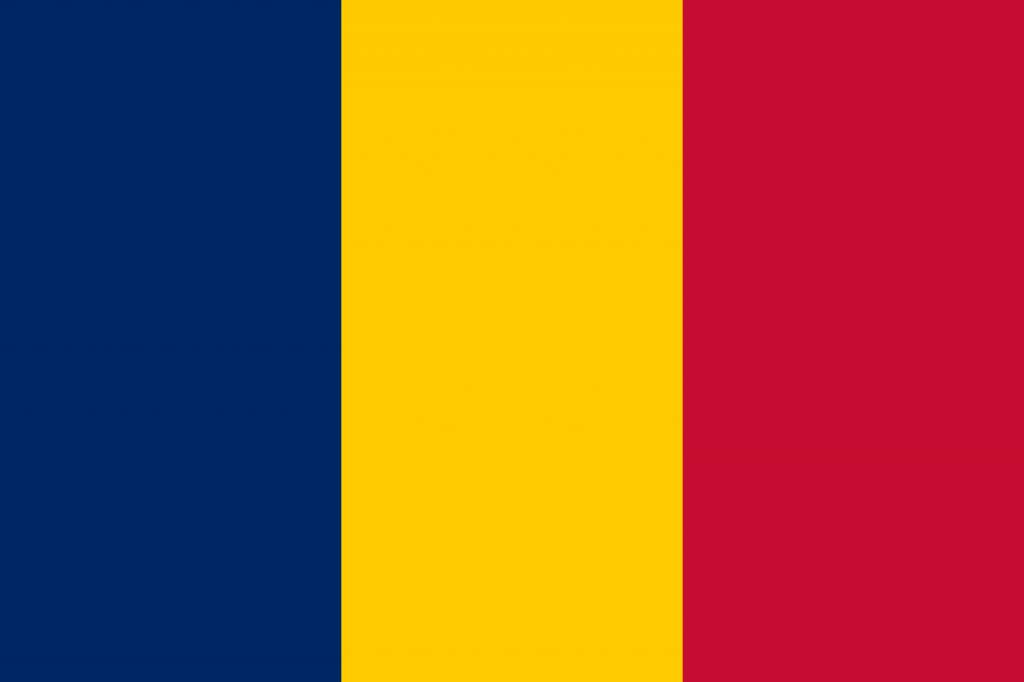 Chad flag emoji - Country flags