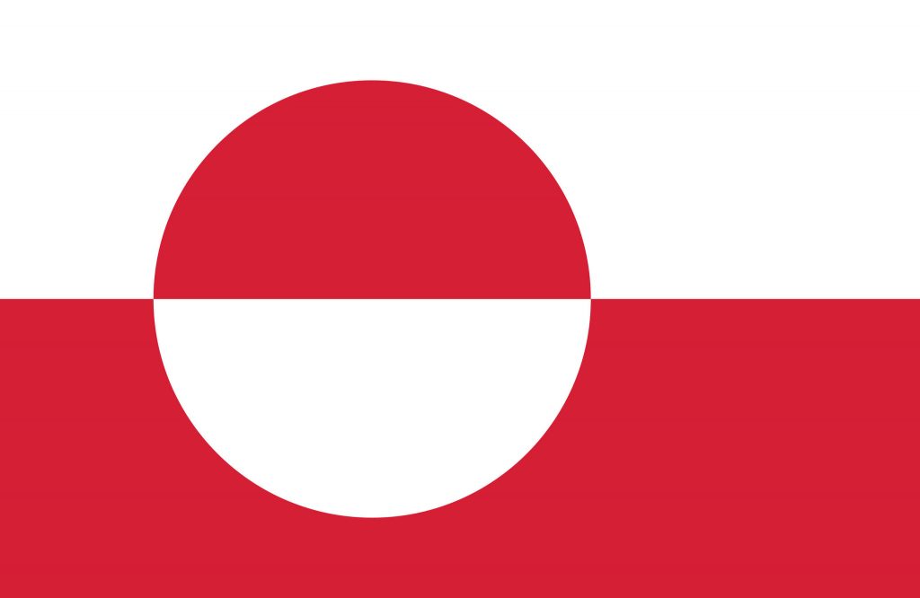 Vlag van Groenland afbeelding en betekenis Groenlandse vlag - Country flags