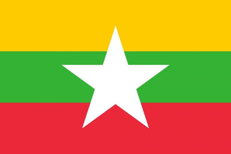Flag of Myanmar image and meaning Myanmar flag - Country flags