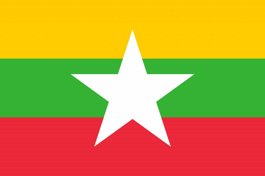 Myanmar flag image - Country flags
