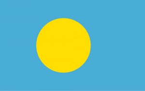 Flag of Palau image and meaning Palauan Flag - Country flags