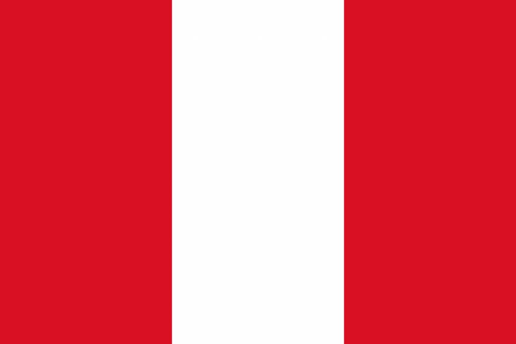 Peru flag vector - Country flags